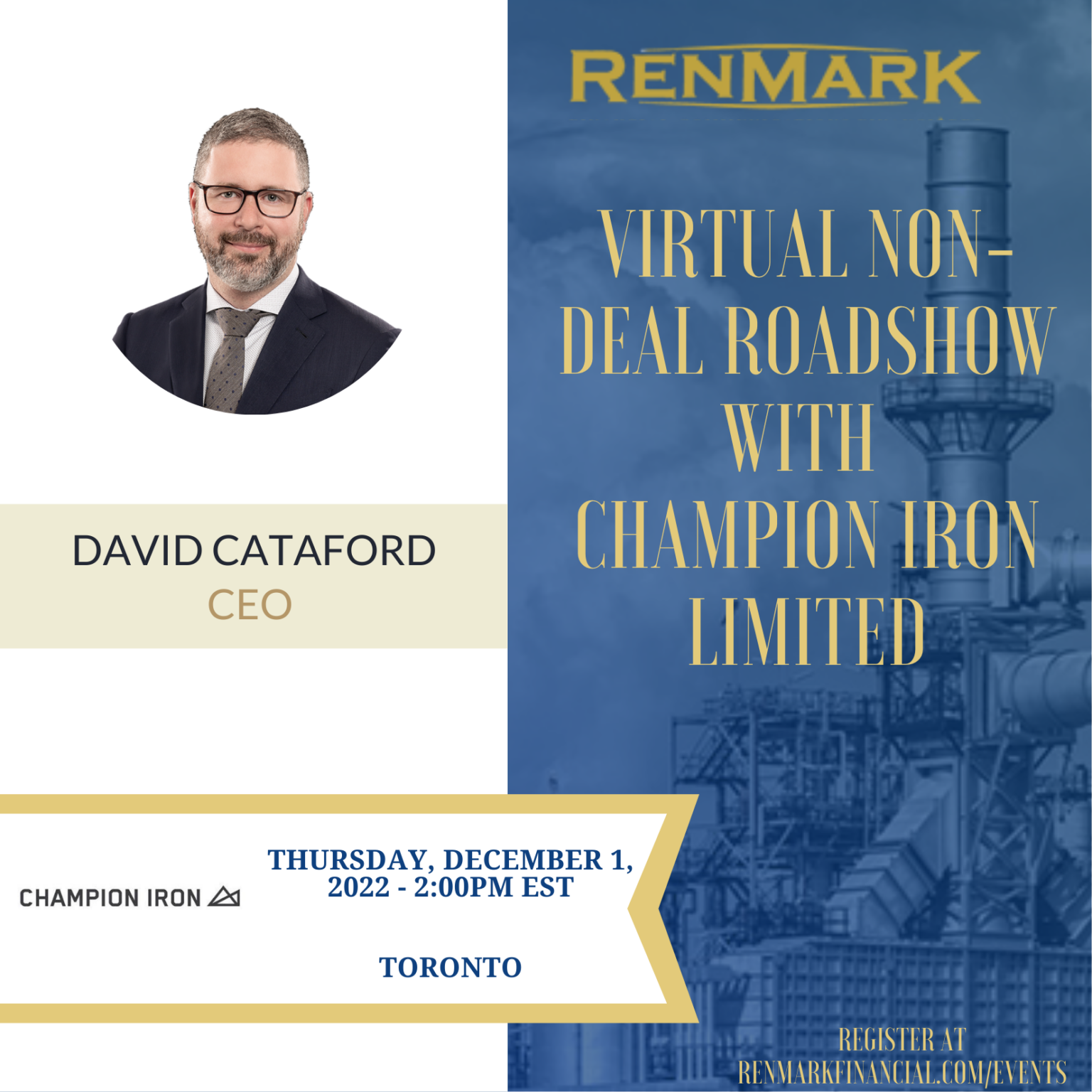 Events & Presentations | Champion Iron